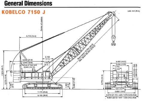 크롤러 크레인앵글크레인 임대 Kobelco 7150 150톤 크레인 소개 네이버 블로그