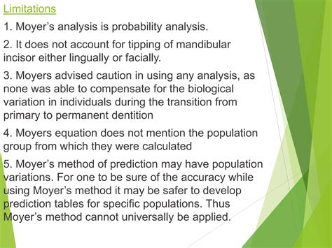 Mixed Dentition Analysis Pptx