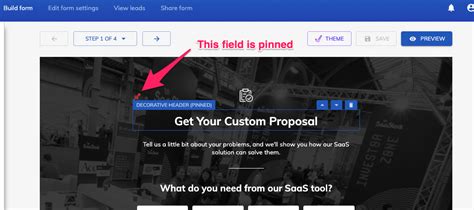 How Do Pinned Fields Work Growform Knowledge Base