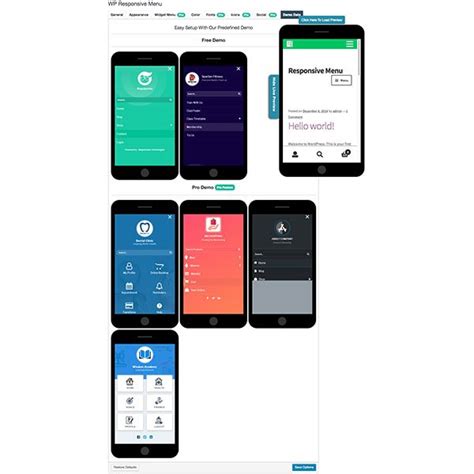 Download Responsive Menu Pro Highly Customisable Responsive Menu For