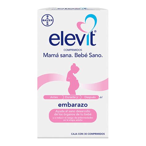 Multivitamínico Para El Embarazo Elevit 30 Tabletas City Club