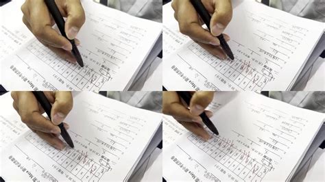 【原创正版】批改试卷视频素材下载
