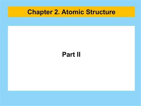 Atomic Structure Polyelectronic Atoms And Configurations