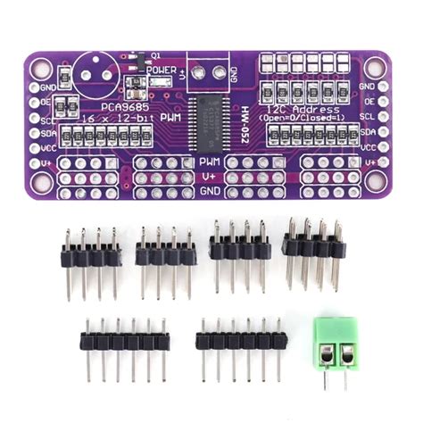 servomoteur pca9685 carte 16 canaux raspberry test et avis