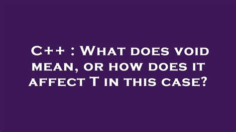 What Does Void Do In Java At Peggy Hodges Blog