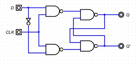 数字电子技术基础（五十五）——d触发器d触发器电路图 Csdn博客