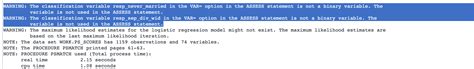 solved proc psmatch assess statement not recognizing a binary variable