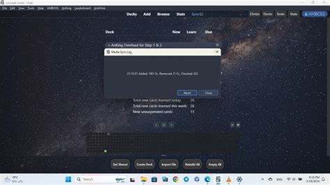 Anki Media Sync Log Keep Loading For Toooo Longgg Please Helpp Help