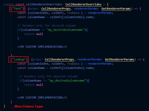PowerApps Grid Control How To Make Cell Renderers More Generic It Must Be Code