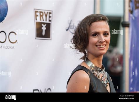 Actress Katherine Dubois Arrives At The West Coast Special Screening Of Cbgb At Arclight