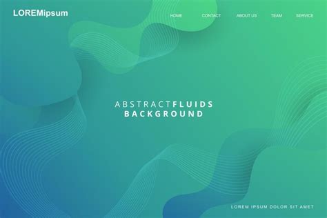 Premium Vector Abstract Fluid Background Template