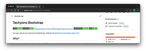 README Md Dependency Badge Images Broken Issue Dwyl Tachyons Bootstrap GitHub
