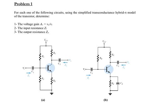solved problem 1for each one of the following circuits