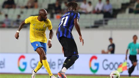 النصر يهدد الشباب بتعادل مثير أمام إنتر ميلان وديا