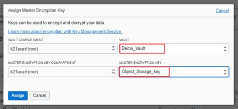 Key Management System Kms In Oracle Cloud Oci