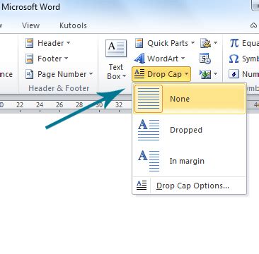 How To Drop Cap In Microsoft Word 2010 And 2007