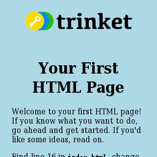 Default HTML