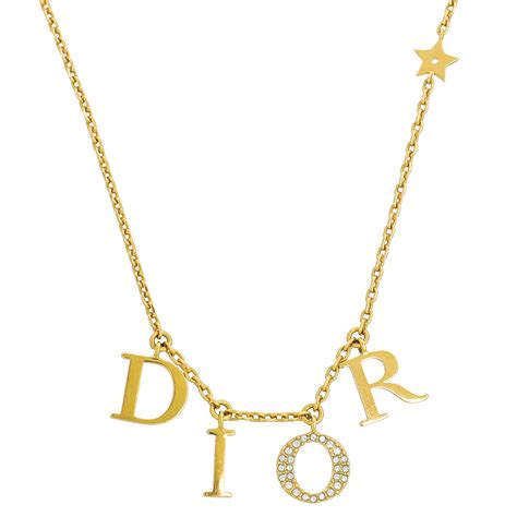 Christian Dior Gold Diorevolution Chain Necklace The Closet