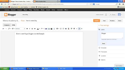 How To Create A Blog With