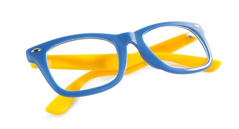 Premium Photo Stylish Glasses Isolated On White