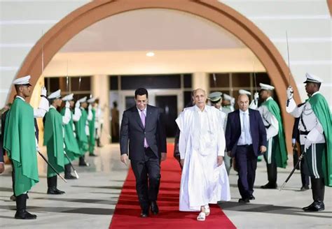 Le Président Mohamed Ould Cheikh El Ghazouani En Route Pour Le Hajj En