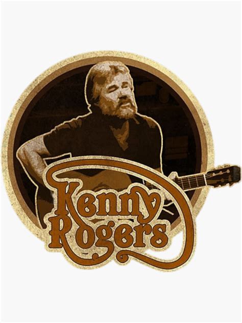 Kenny Rogers Logo Sticker For Sale By Canva Store Redbubble