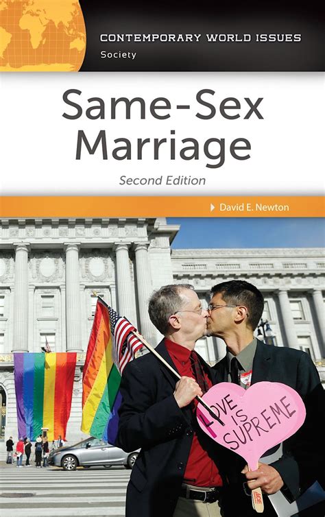 same sex marriage a reference handbook contemporary world issues david e newton abc clio