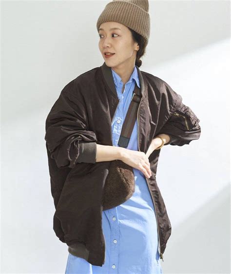 【中古】【美品】plage Riam Ma1 Long ブルゾン メルカリ