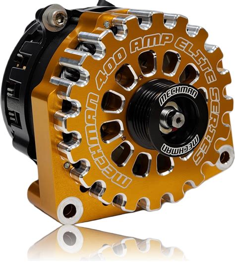 Mechman Alternators E Series 400 Amp Orange Billet 96 04 Gm Truck Automotive