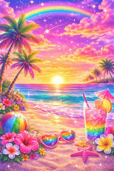 Lisa Frank Rainbow Background Artofit
