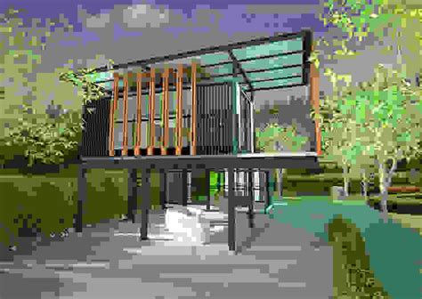 บ้านตู้คอนเทนเนอร์ พร้อมใต้ถุน สวยเท่ไม่เหมือนใคร Homify