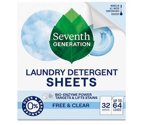 Seventh Generation Laundry Detergent Sheets Only 6 74 Shipped Reg