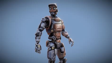 Destructible Humanoid Robot D Model By Soil D D B Sketchfab