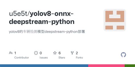 github u5e5t yolov8 onnx deepstream python yolov8的车辆检测模型deepstream