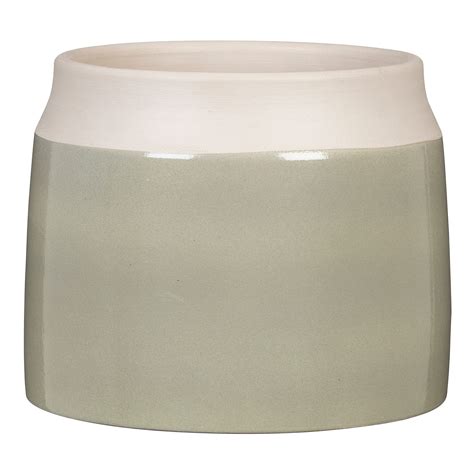 Scheurich Jarro Pot De Fleurs En Céramique Couleur Verde 219 Cm De
