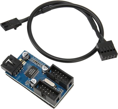 Airshi Motherboard 9 Pin Usb Header Splitter 9 Pin Usb Header Splitter