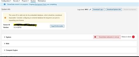 SonarQube Server Restart SonarQube Server Community Build Sonar Community