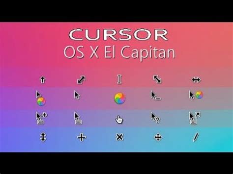 Mac Os X El Capitan Cursors For Windows Rtscompass