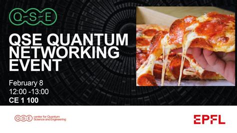 Epfl Center For Quantum Science And Engineering Qse On Linkedin Qse Quantum Networking Event