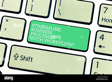 Word Writing Text Streamline Business Processes With Workflow Business