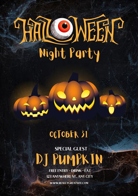 Spooky Savings Free Printable Halloween Flyer Templates — Worksheets Guru