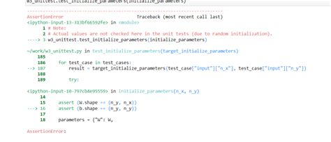 Assertion Error In Exercise 2 Linear Algebra For Machine Learning And Data Sc Deeplearningai