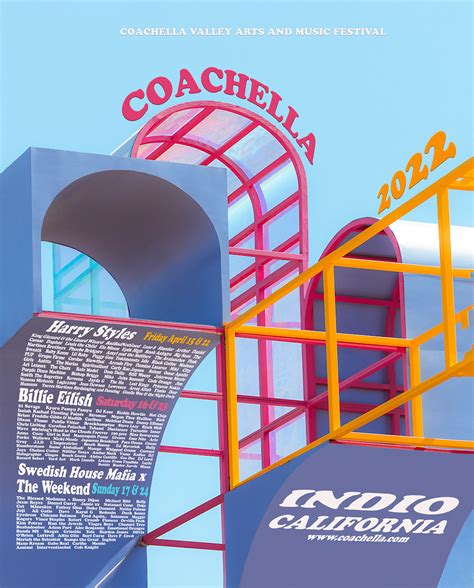 Project 4 Des016 Coachella Poster On Behance