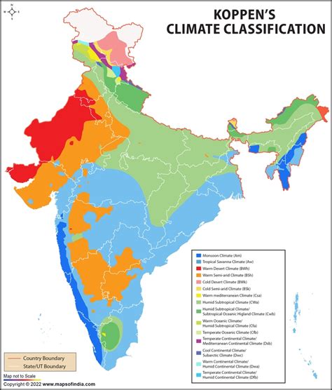 Koppen Climate Classification Definition System And Map