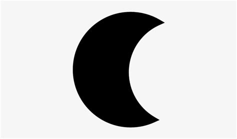 Crescent Moon Vector Black And White Half Moon 400x400 Png Download