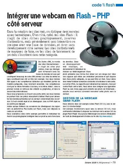 Intégrer Une Webcam En Flash Php Côté Serveur