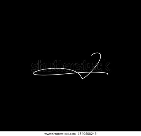 Letter J Cursive Initial Signature Handwriting Stock Vector Royalty Free 1540508243 Shutterstock