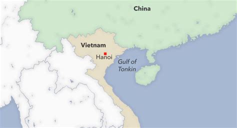 Vietnam Objects To Chinas Expanded Reach In Gulf Of Tonkin