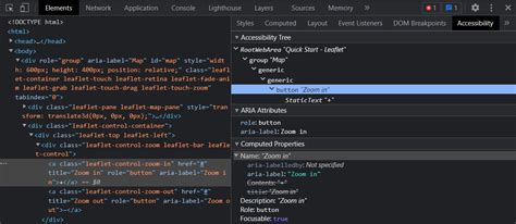 Make The Leaflet Container A Programmatically Determinable Element Issue Leaflet