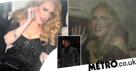 Adele All Smiles As Leaving Itv Concert Special With Boyfriend Rich